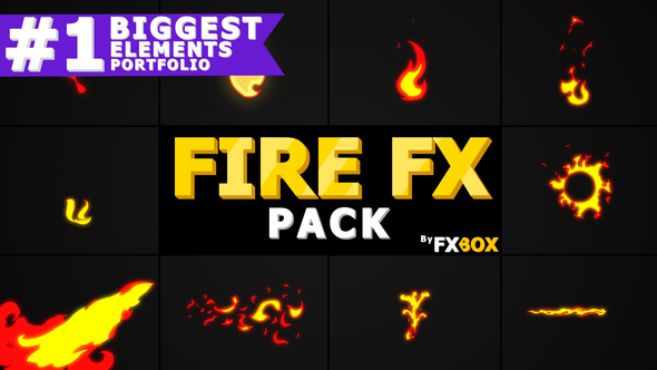 Flash FX FIRE Elements | After Effects, After Effects Project Files